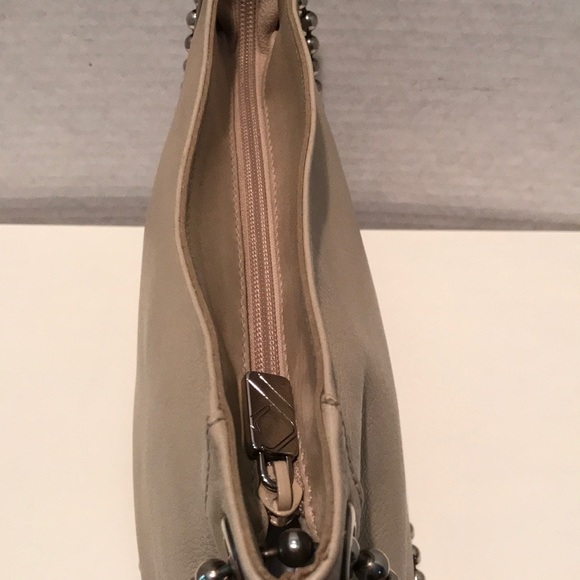 Furla | Bags | Furla Cream Leather Shoulder Bag Chain Strap | Poshmark